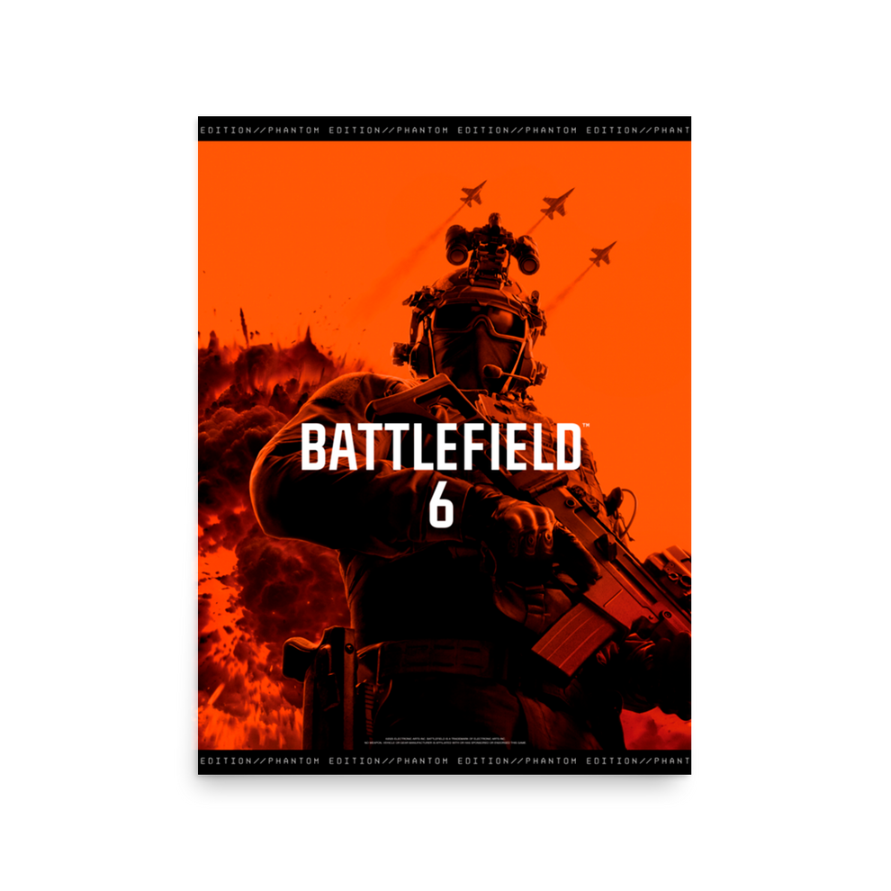 Battlefield 6 Attack and Defend Poster – Battlefield Merch