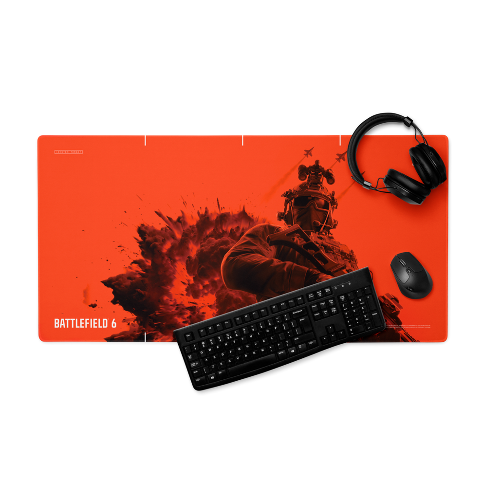 Battlefield 6 Soldier Gaming mouse pad – Battlefield Merch